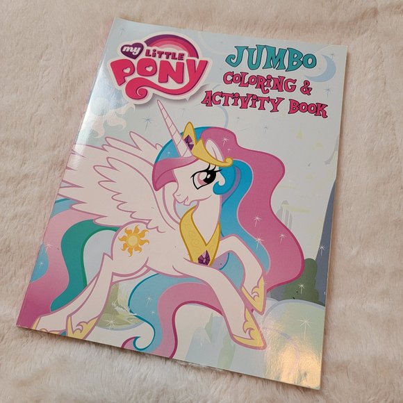 Hasbro | Toys | My Little Pony Jumbo Coloring Activity Book | Poshmark